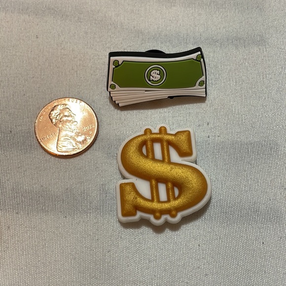 CROCS | Accessories | Crocs Jibbitz Money Sign 2 Pc | Poshmark
